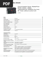 Masterpact MTZ2 Circuit Breaker Info | PDF | Alternating Current ...