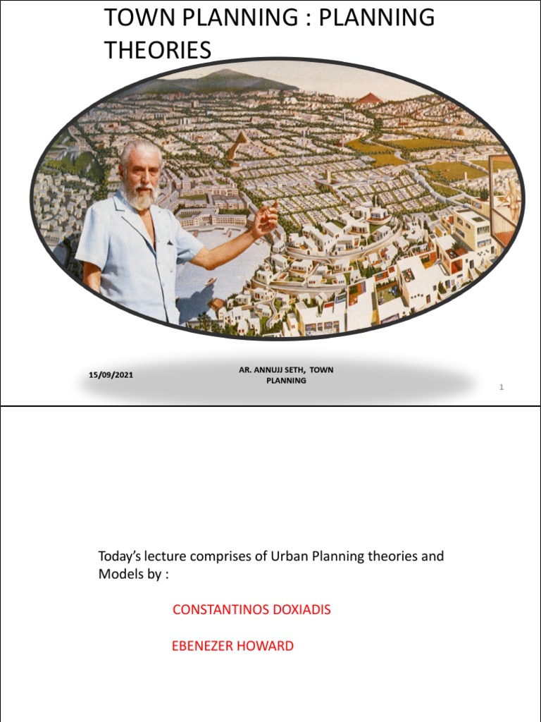 Town Planning - Theories | PDF | Planning | Urbanization