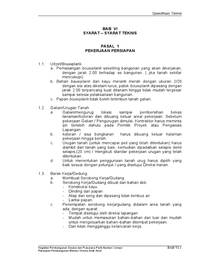 Rks Dapur Panty Wisma Baru | PDF