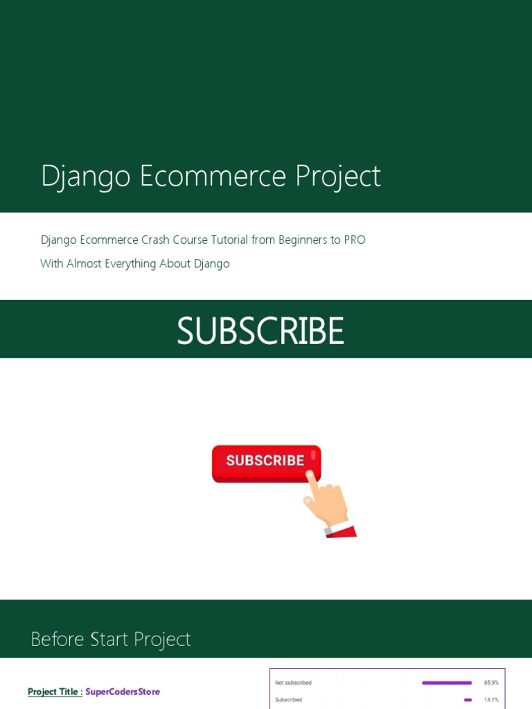Django Ecommerce | PDF | E Commerce | Software