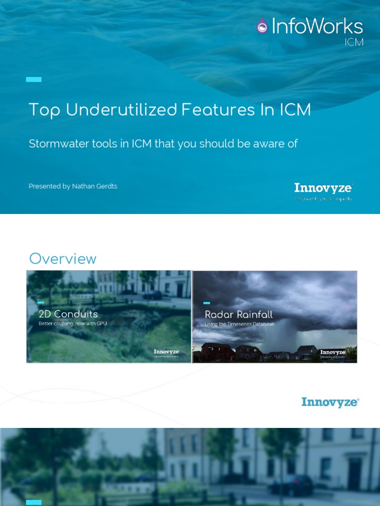 ICM's Underutilized Stormwater Features | PDF | Databases | Simulation