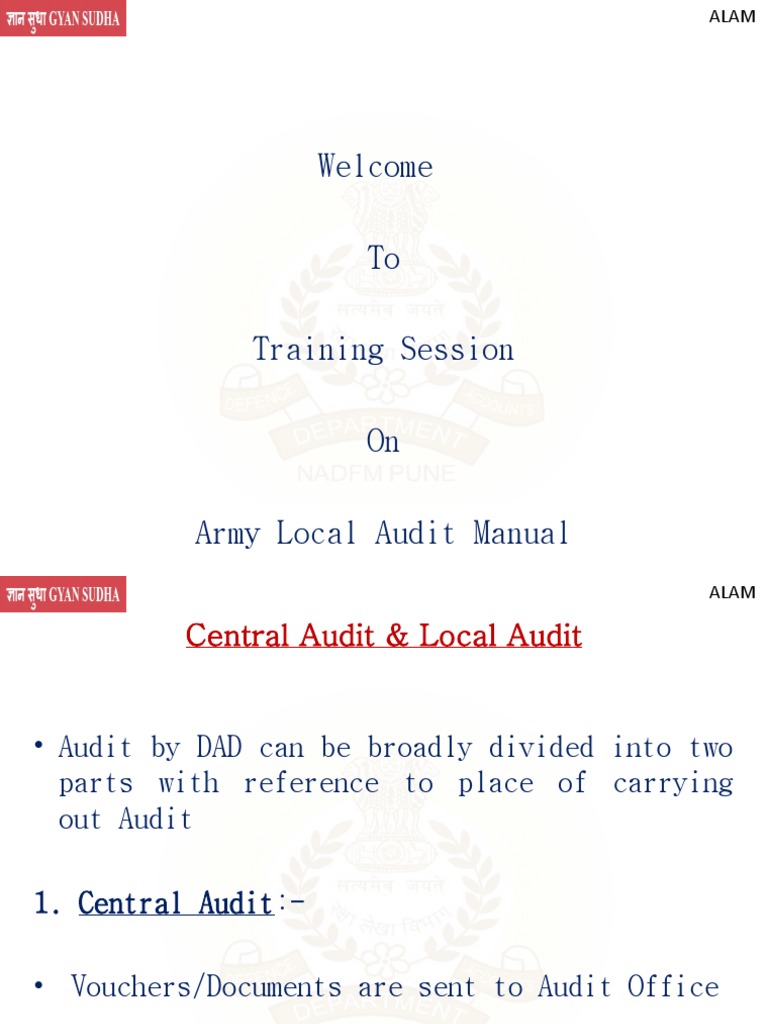 Army Local Audit Manual Overview | PDF | Audit | Voucher