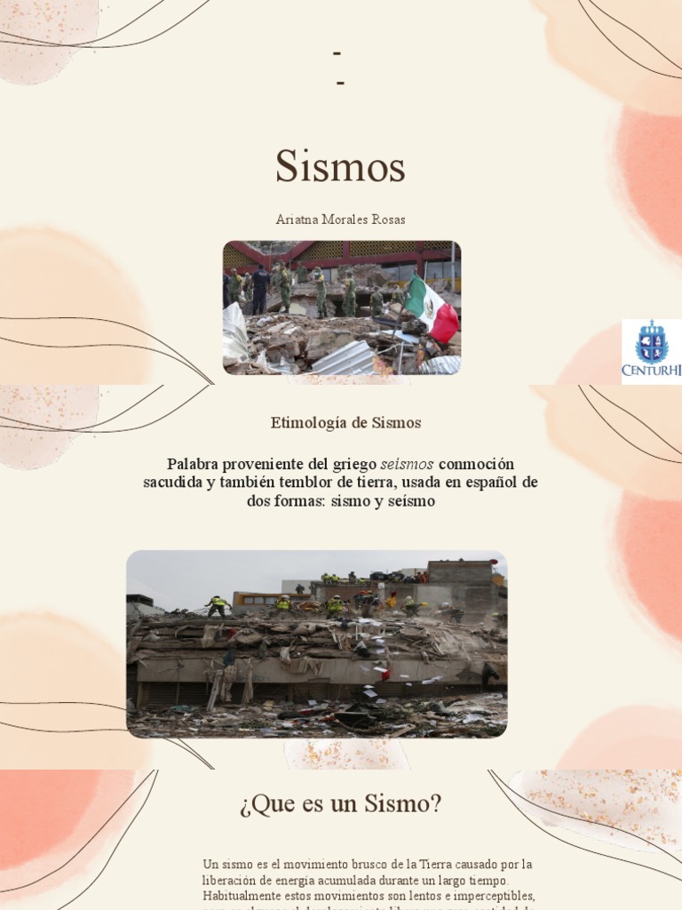 Sismos | PDF | Temblores | Ciencias de la Tierra