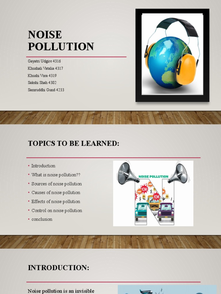 Noise Pollution | PDF | Pollution | Sound