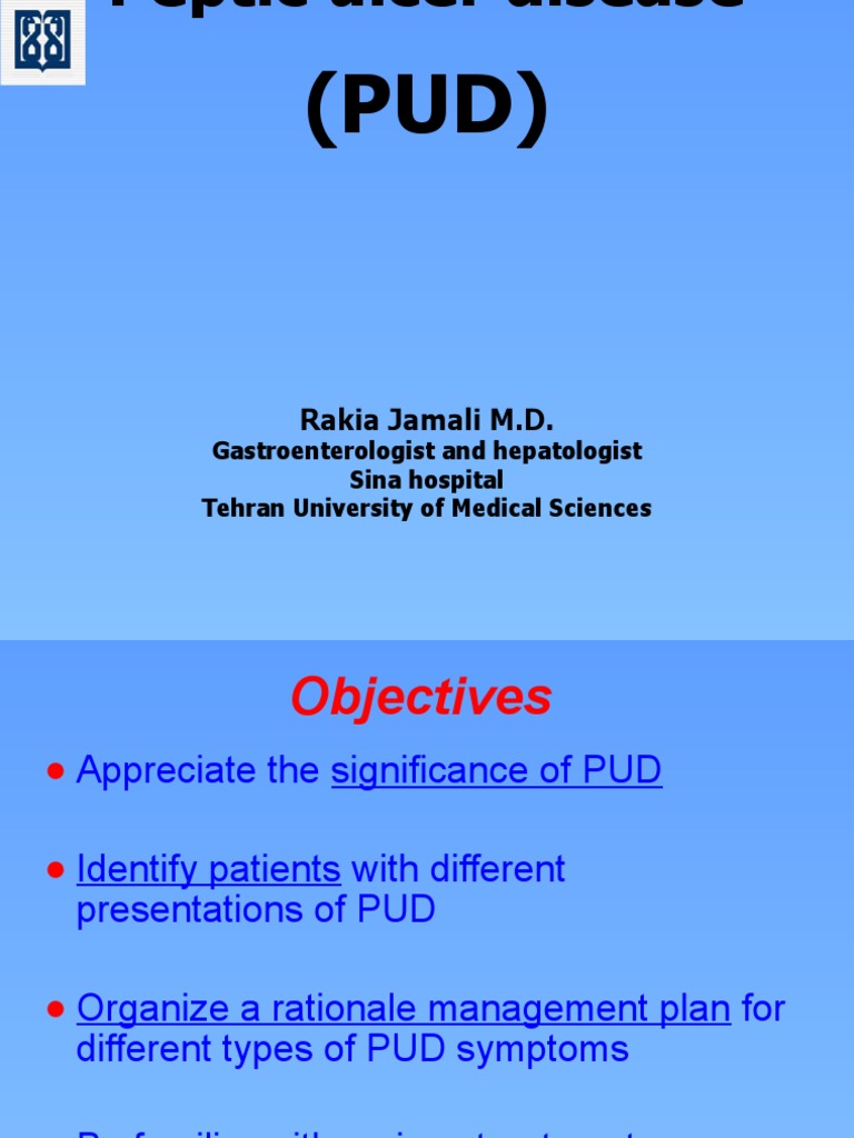 Peptic ulcer disease (PUD).ppt | PDF | Clinical Medicine | Medical ...
