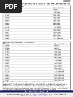 Instrument Serial Number Reference Guide | PDF | Musical Instruments ...