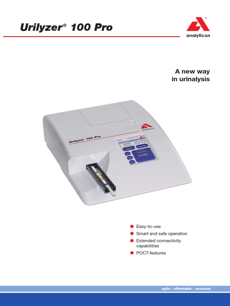 Urilyzer 100 Pro Product Sheet | PDF