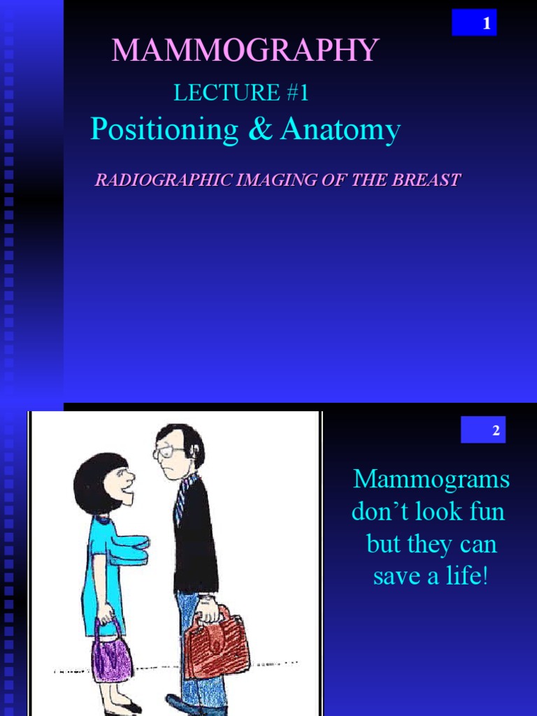 Mammography Positioning and Anatomy Guide | PDF | Breast | Mammography