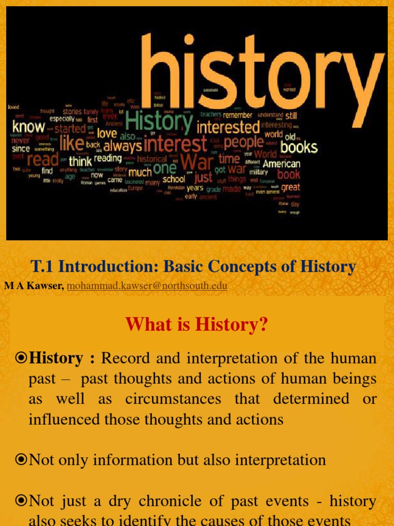 Understanding Basic History Concepts | PDF | Human Evolution | Human