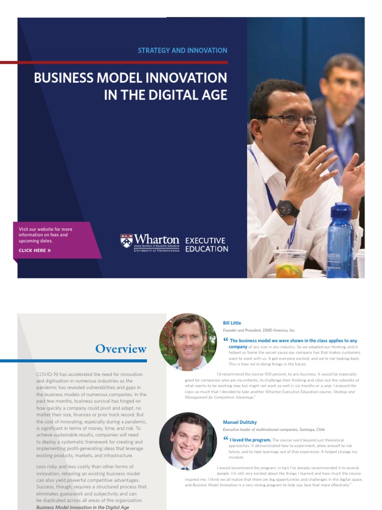 Digital Age Business Model Innovation | PDF | Business Model | Innovation