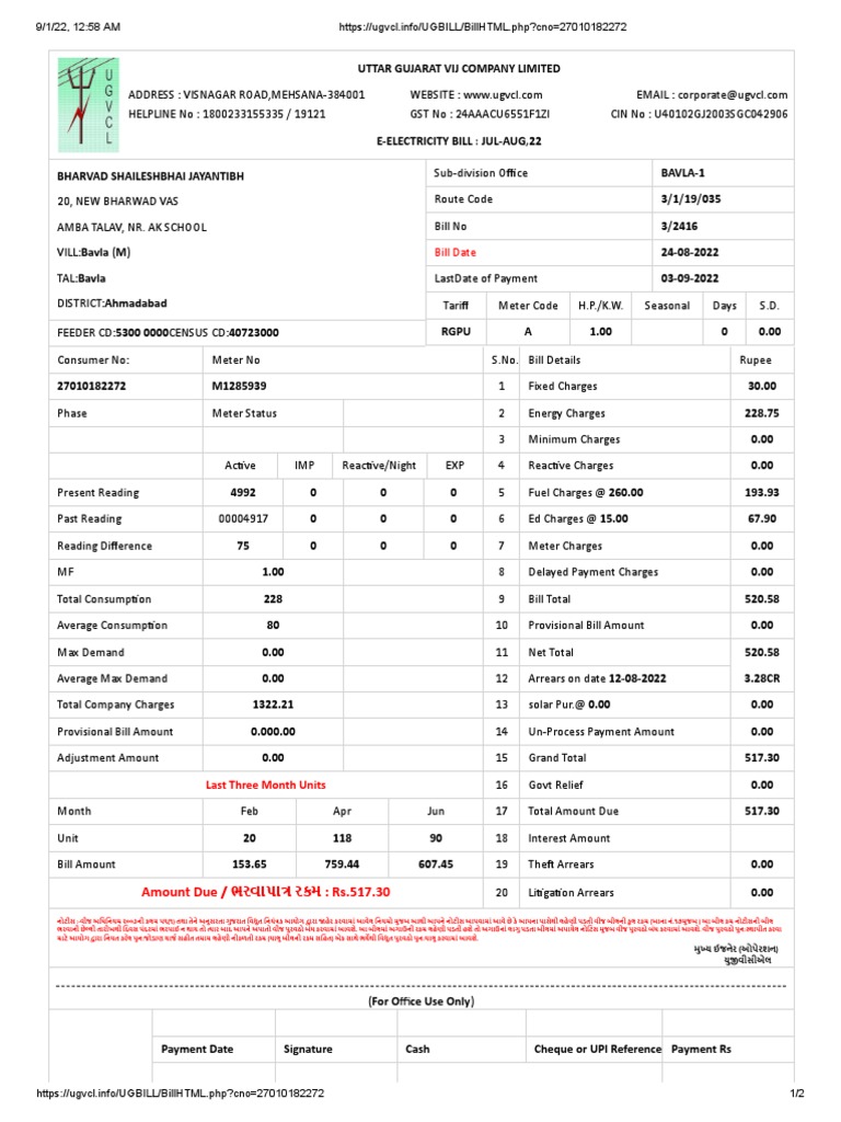 Light Bill | PDF