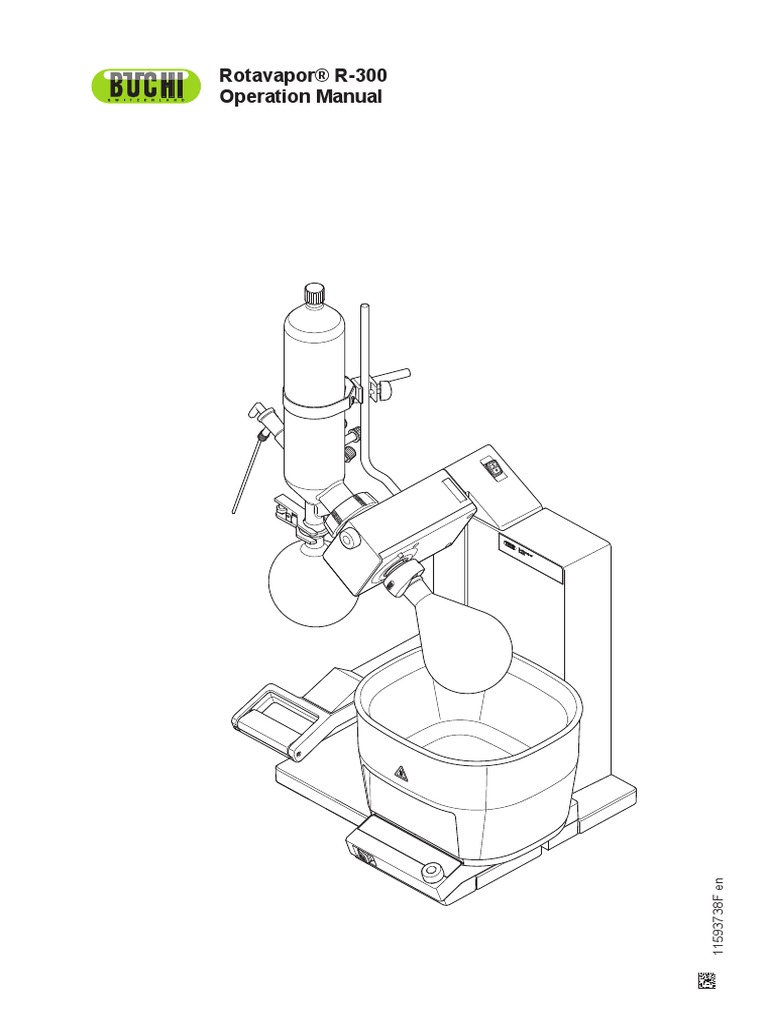 Rotavapor® R-300 Operation Manual | PDF | Distillation | Evaporation