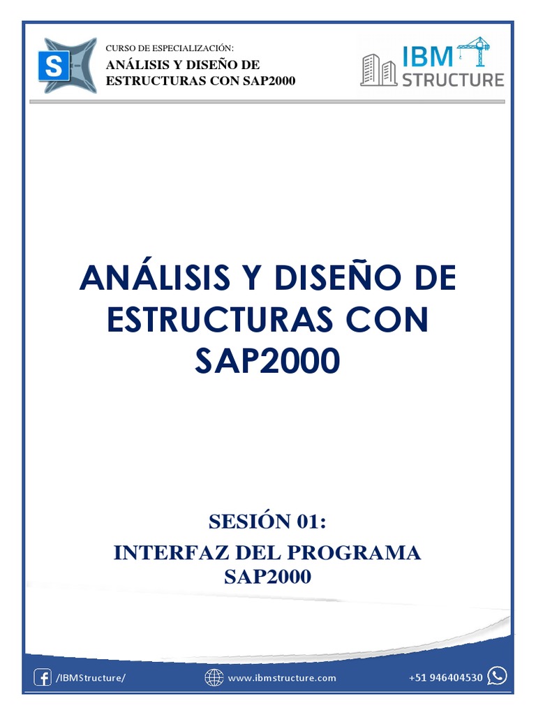 Curso SAP2000: Análisis y Diseño Estructural | PDF | Viga (Estructura ...