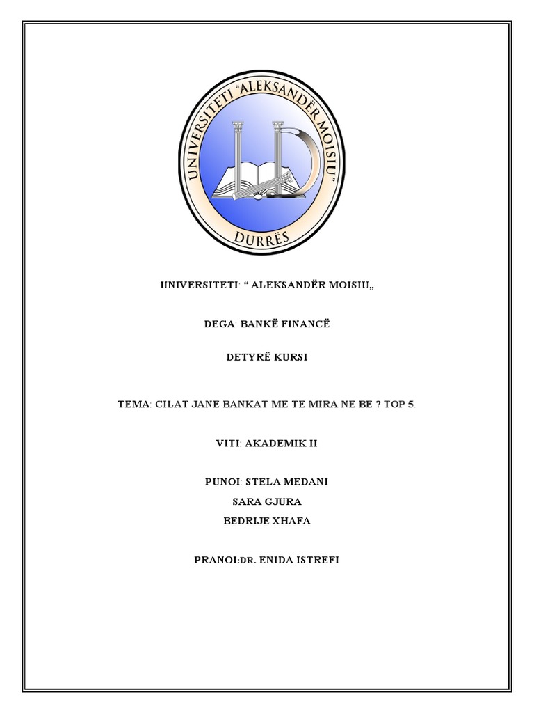 Sistemet Bankare | PDF