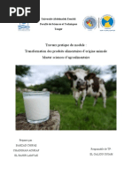 TP Fabrication de Yayaurt | PDF | Yaourt | Fromage