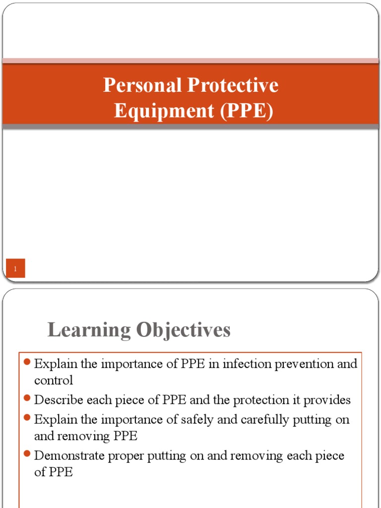PPE Donning and Doffing Guidelines | PDF | Personal Protective ...