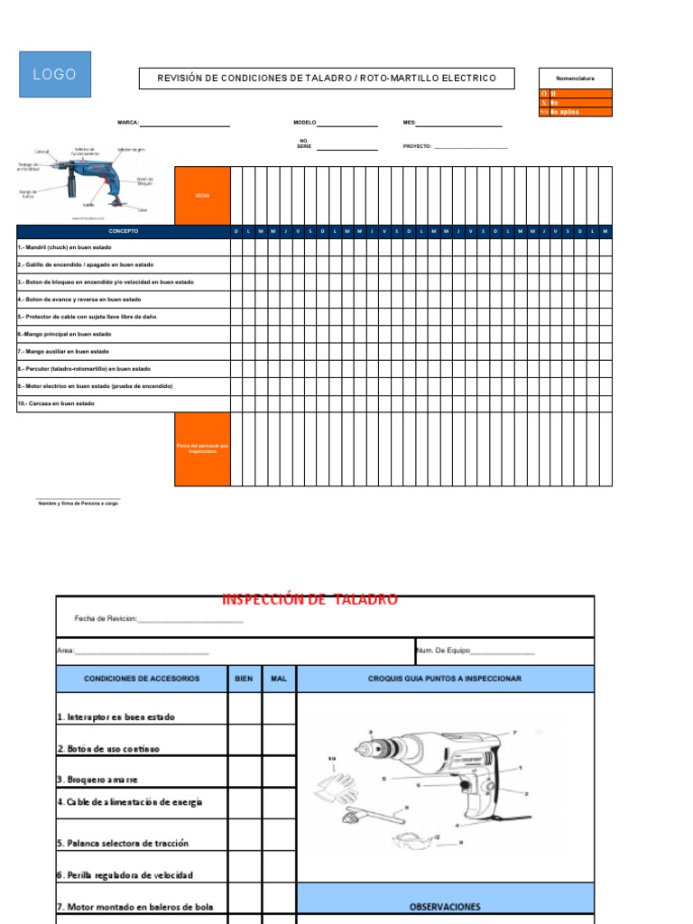Check List Equipos en Obra | PDF | Máquina elevadora | Bienes ...