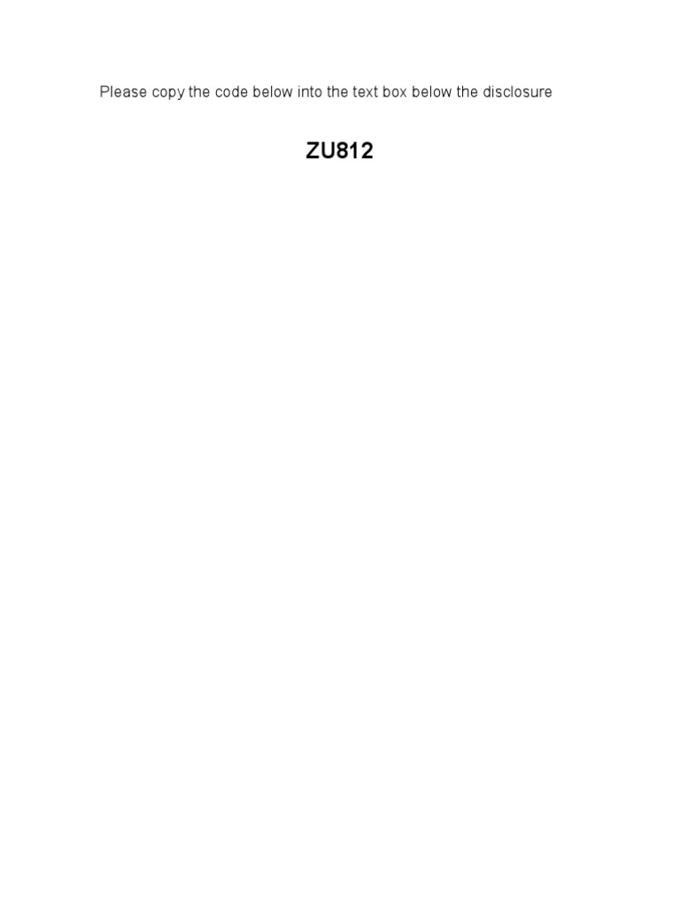 E Statement Code | PDF