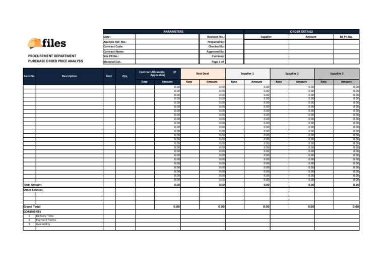 PO Price Comparison | PDF | Business | Economies