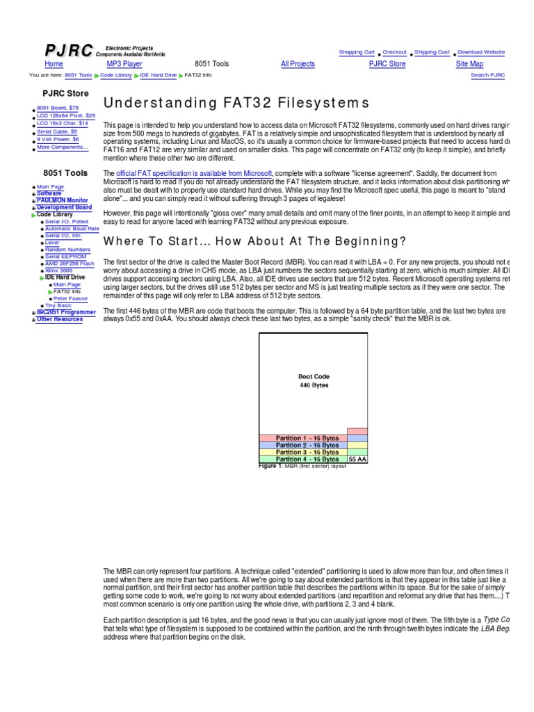 Understanding The FAT32 File System | PDF | File System | Information ...