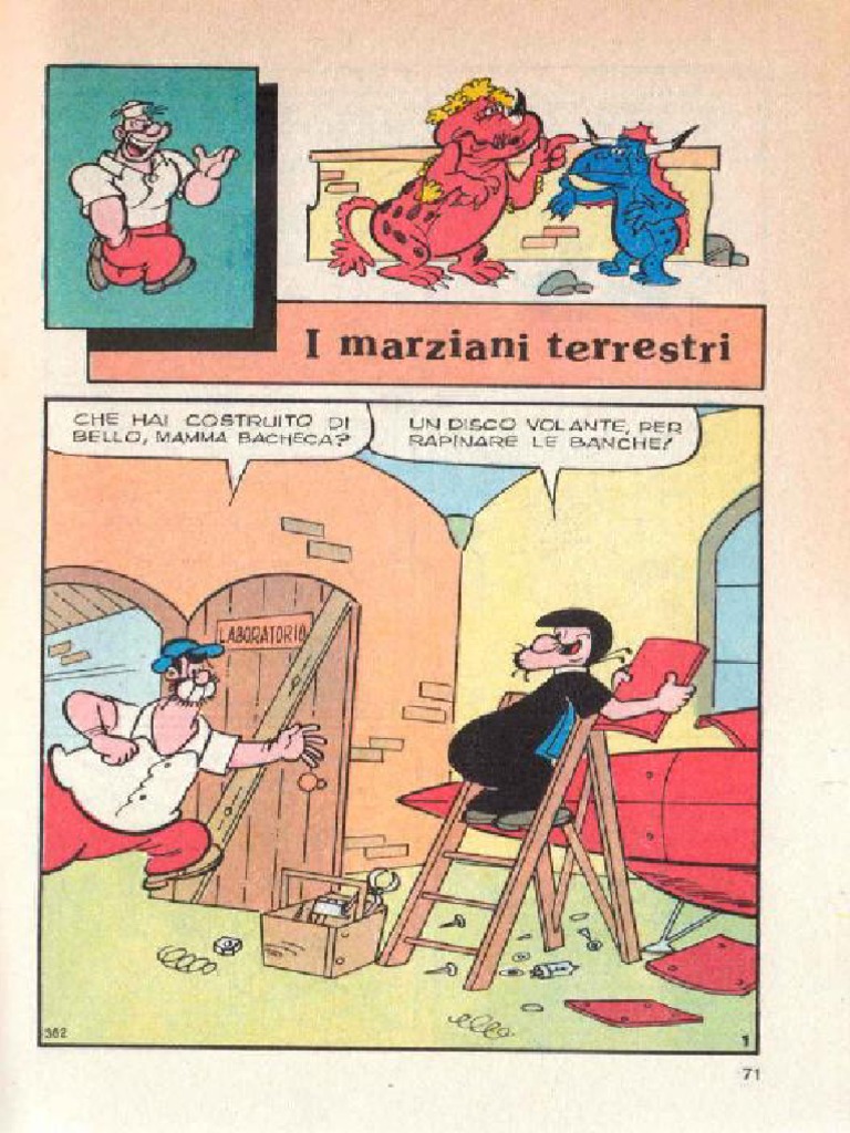 Braccio Di Ferro - I Marziani Terrestri (Italian Edition) | PDF