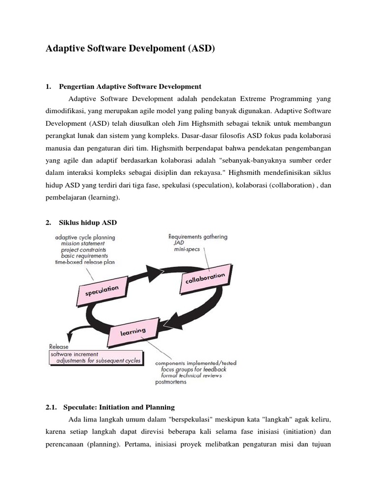 KEL2 - Adaptive Software Development | PDF | Bisnis