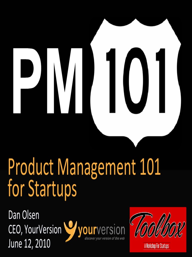 Product Management 101 For Startups 100612131723 Phpapp02 | PDF ...