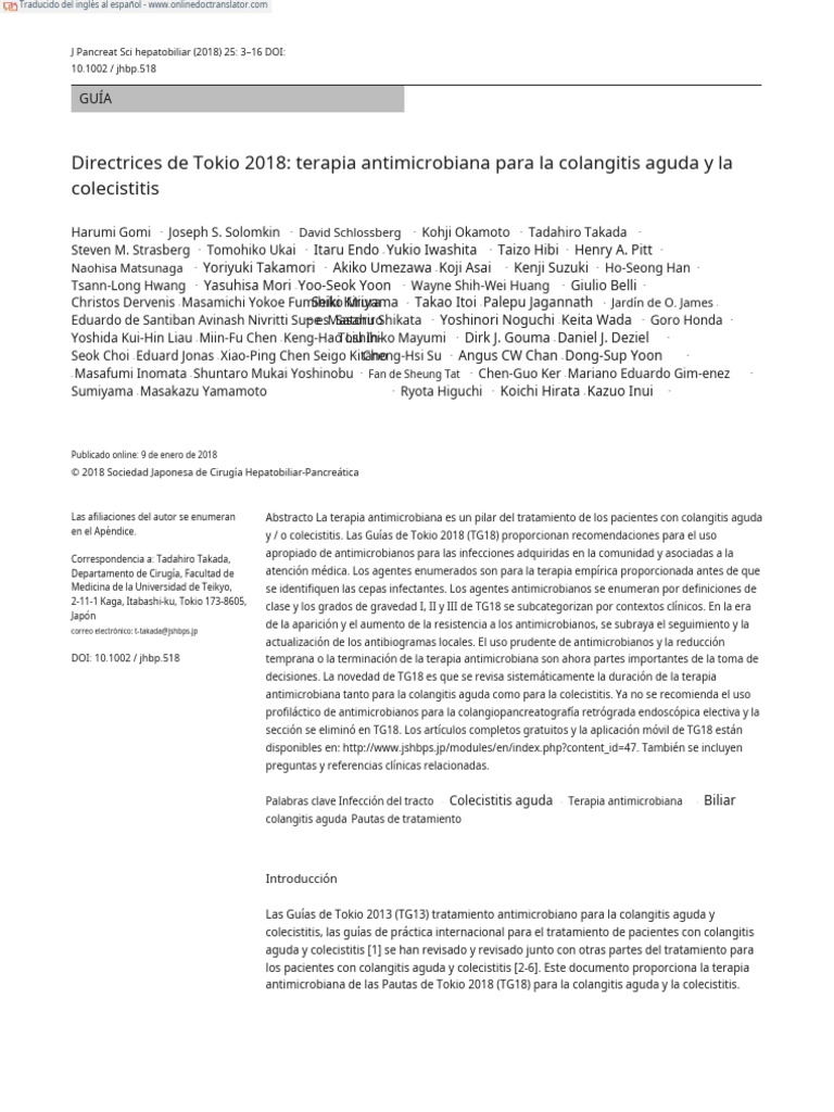 J Hepato Biliary Pancreat - 2017 - Gomi - Tokyo Guidelines 2018 ...