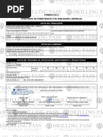 Formato DC 3 Constancia de Habilidades Laborales CARGADOR FRONTAL | PDF