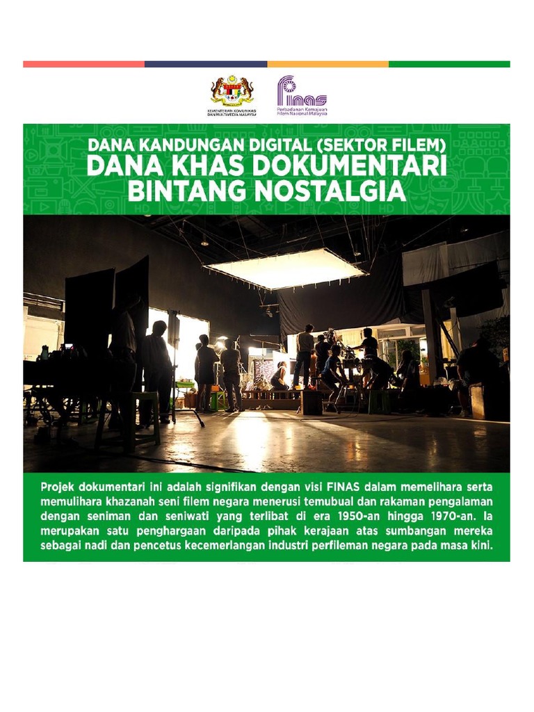 Infografik DKD 2022 Dana Khas Dokumentari Bintang Nostalgia | PDF