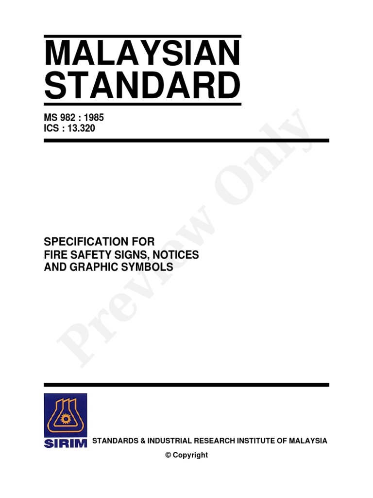 MS 982 - Bomba Signage | PDF