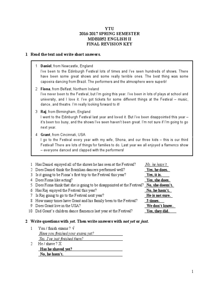 17 MDB1052 Final Exam Revision KEY | PDF