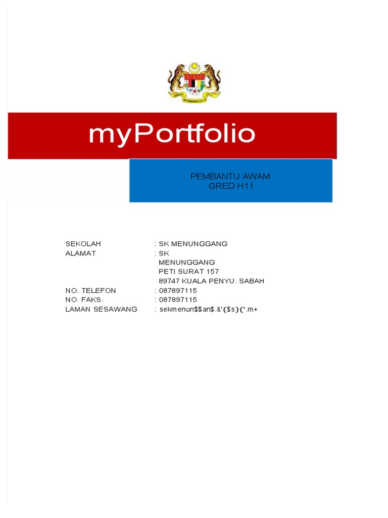 PDF Myportfolio Gerald Pembantu Awam | PDF