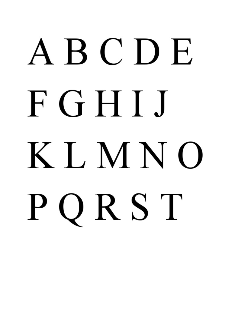 Abcde Fghij Klmno PQRST | PDF