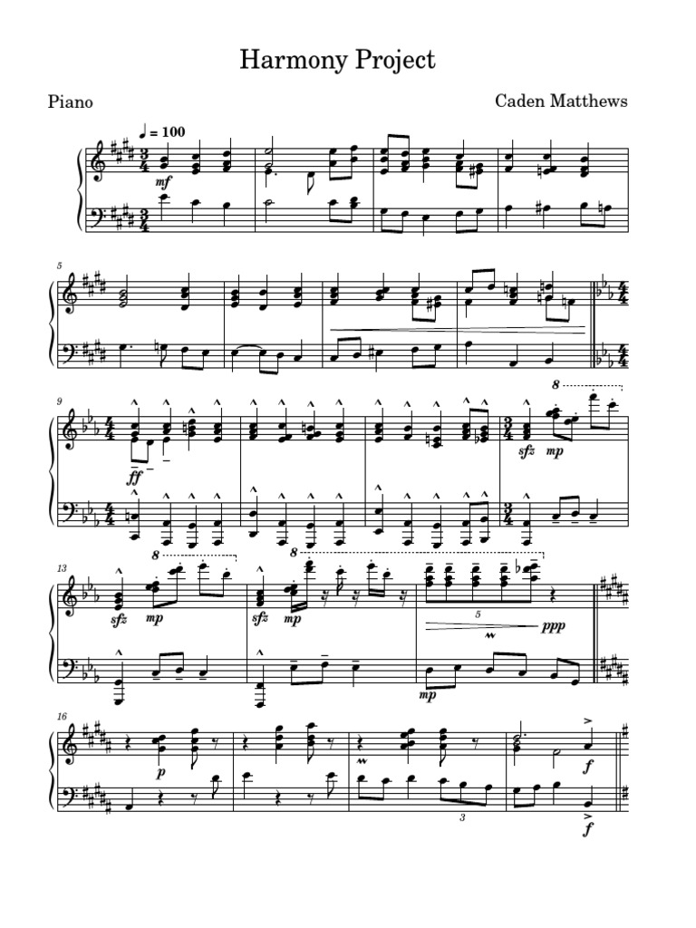 Harmony Project | PDF