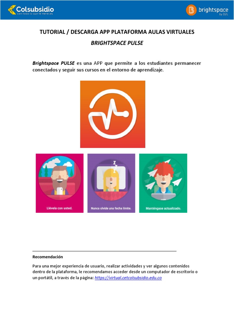 Tutorial - Descarga App Pulse | PDF | Aplicación movil | Software de la ...