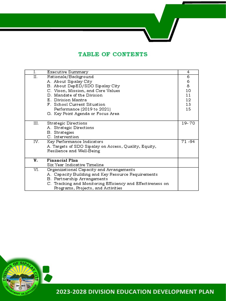 Final Draft Dedp | PDF | Middle Schools | Literacy