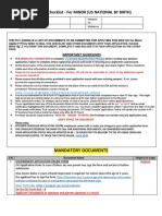 Step by Step Instructions & Checklist For Applying Fresh OCI | PDF ...