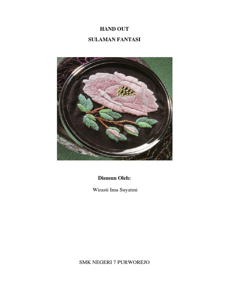 Ciri dan Motif Sulaman Fantasi | PDF | Griya & Taman