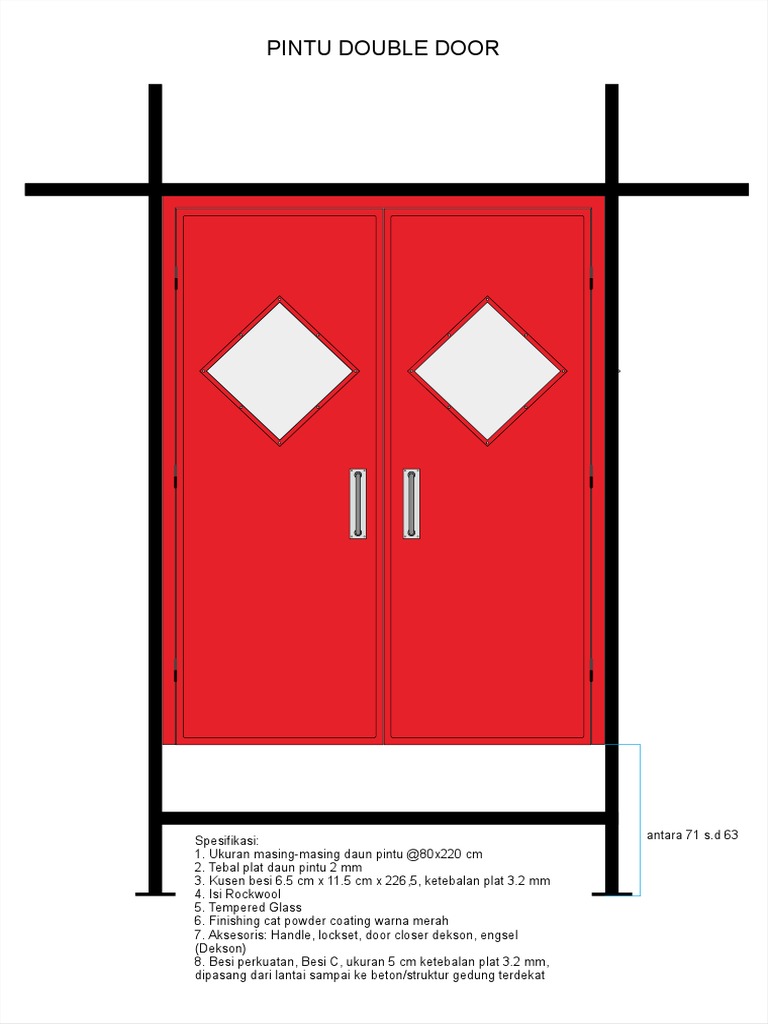 Pintu Besi Double Door | PDF
