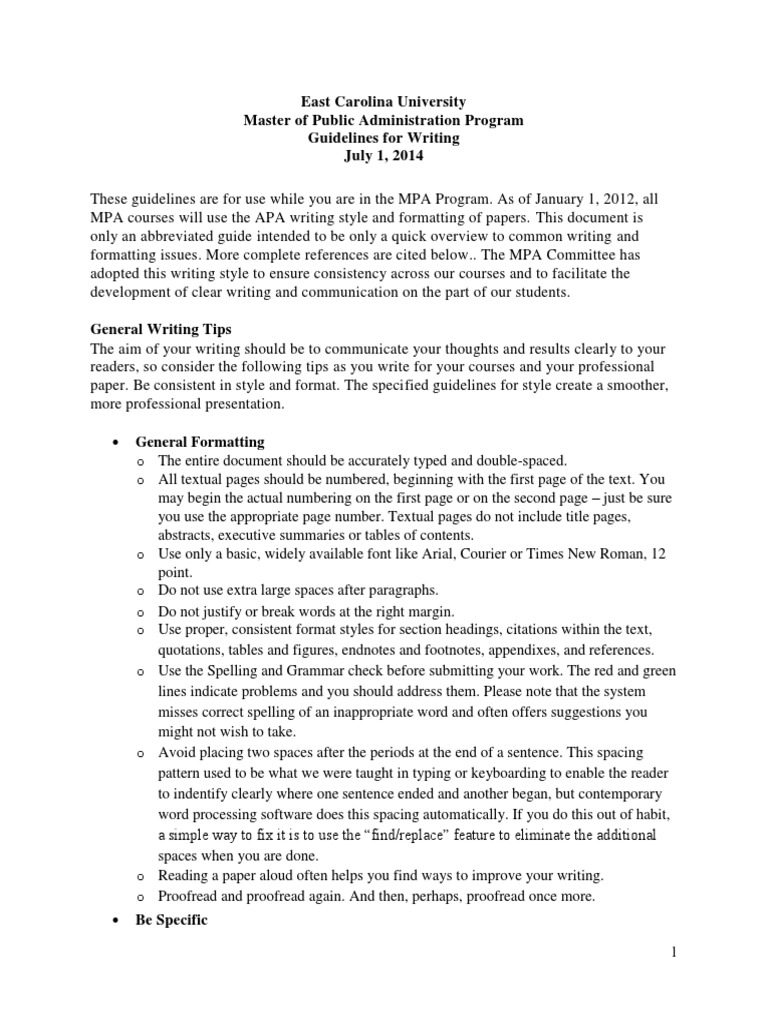 MPA-style Writing | PDF | Digital Object Identifier | Apa Style