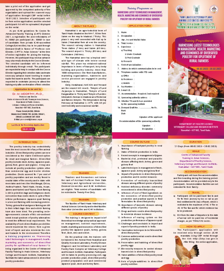 Information Brochure - CAFT Training - 08.02.2023 To 28.02.2023 ...