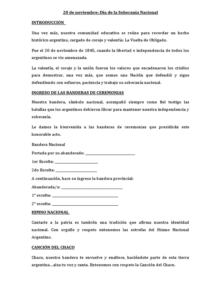 Glosas Acto de La Soberania Nacional | PDF | Estado (política) Glosas Acto de La Soberania Nacional | PDF | Estado (política)