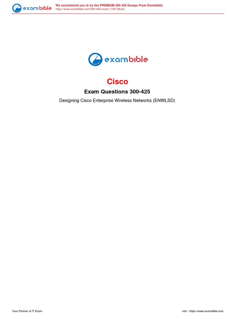 Cisco Lead2pass 300-425 Exam Question 2022-May-06 by Marvin 88q Vce ...