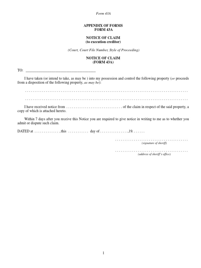FORM 43a e | PDF