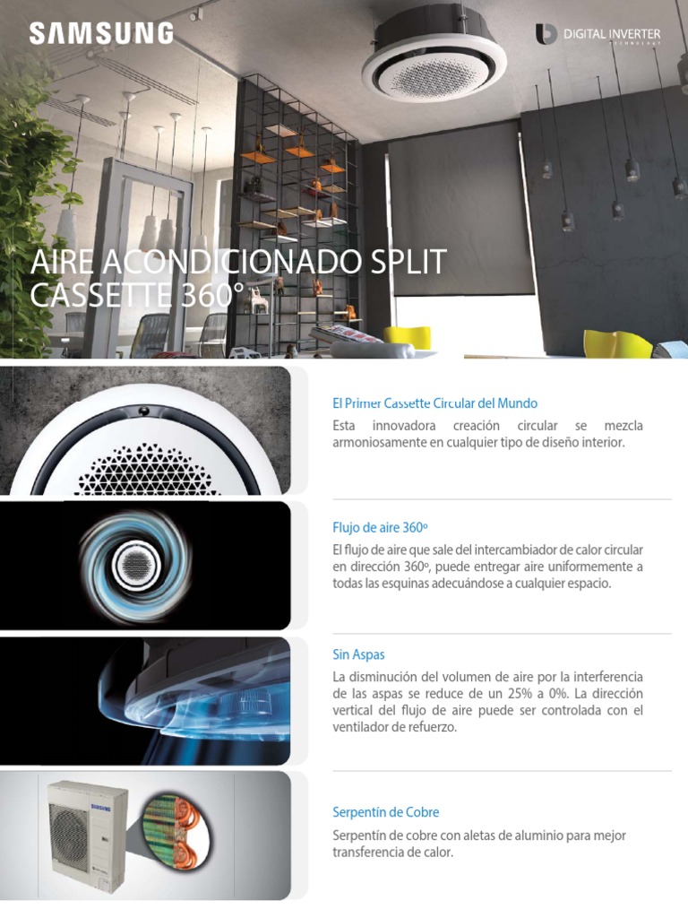 Samsung Cassette-360 82c5x11plg Esp Samcol Low | PDF | Equipo ...