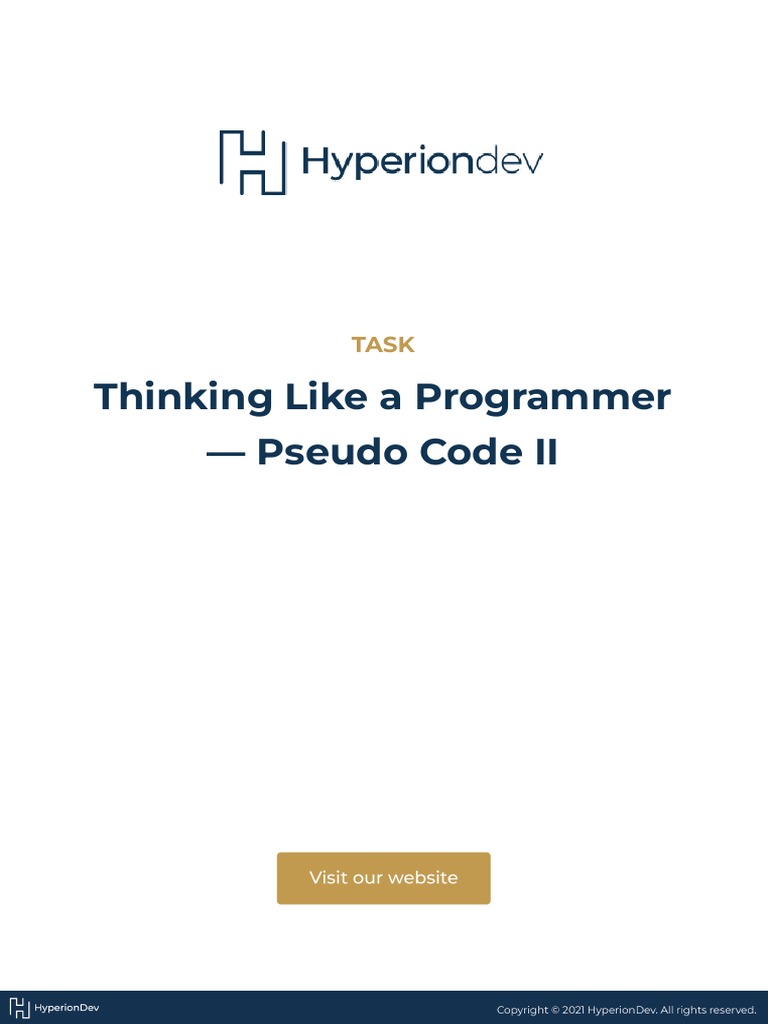 Se T02 Pseudo Code Ii Pdf Computer Programming Inputoutput