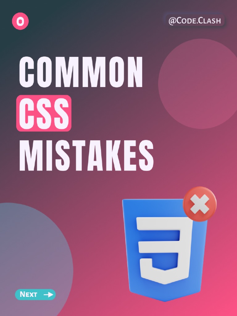 Common CSS Mistakes | PDF