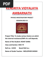 Physics Project Acknowledgement | PDF | Anode | Cathode