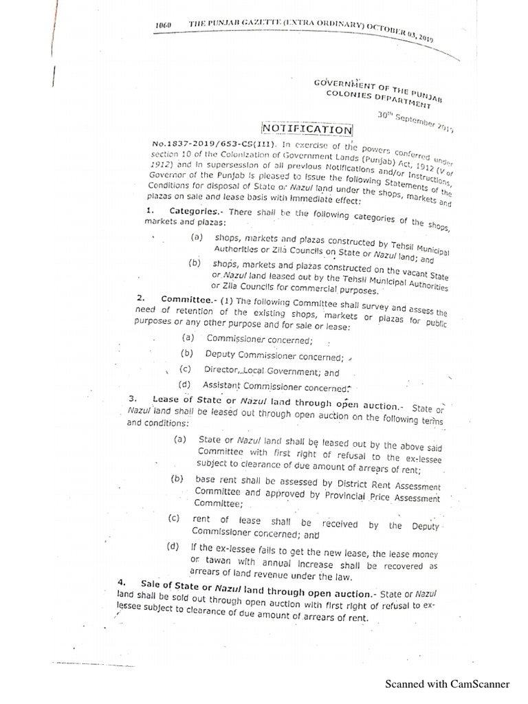 1837-2019-653-CSIII 30-09-2019 Shops Plaza Policy | PDF